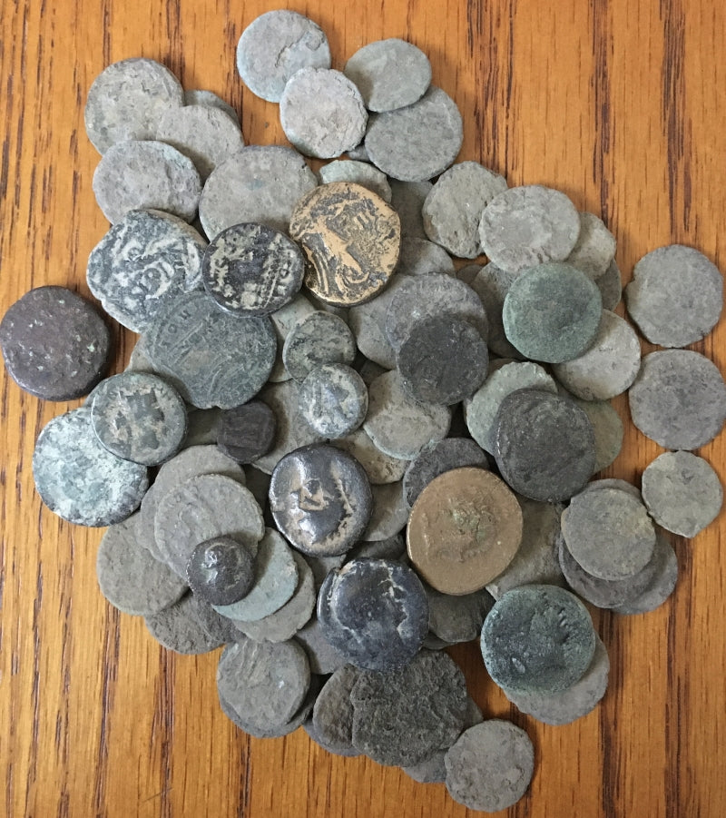 Uncleaned Roman Coins from the Middle East and Israel – www.nerocoins.com