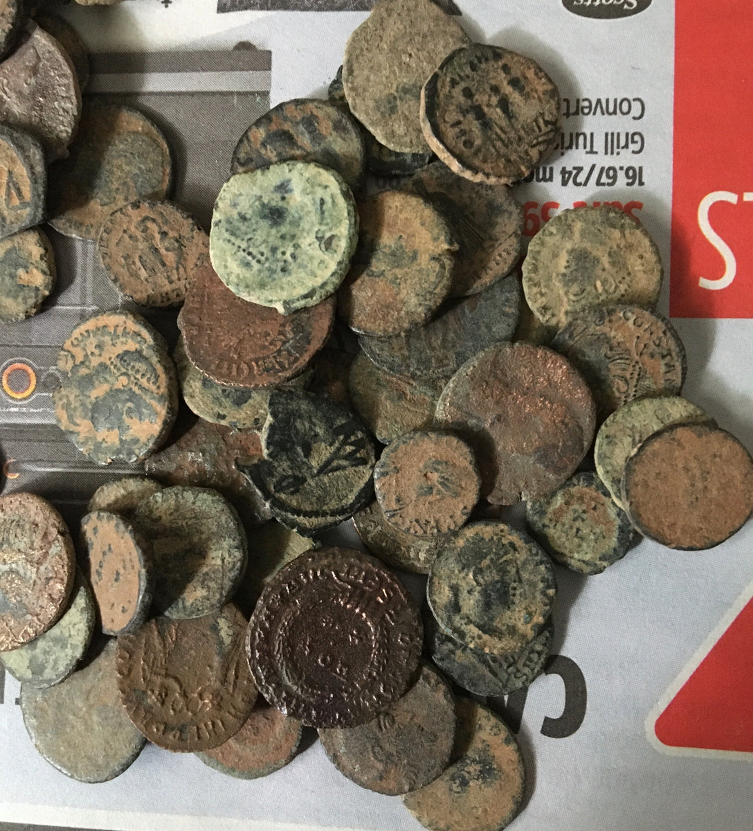 Uncleaned Smaller DESERT Roman Coins – www.nerocoins.com