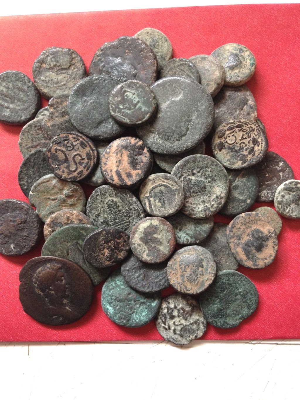 Uncleaned Roman Provincial Coins From Israel – www.nerocoins.com